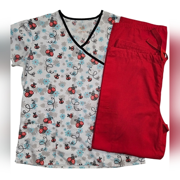 Smart Scrubs | Other | Ladybugs Scrub Set | Poshmark